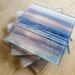 Beach Coasters Blue Glass Coasters Beach Decor Coaster Set Beach House ...