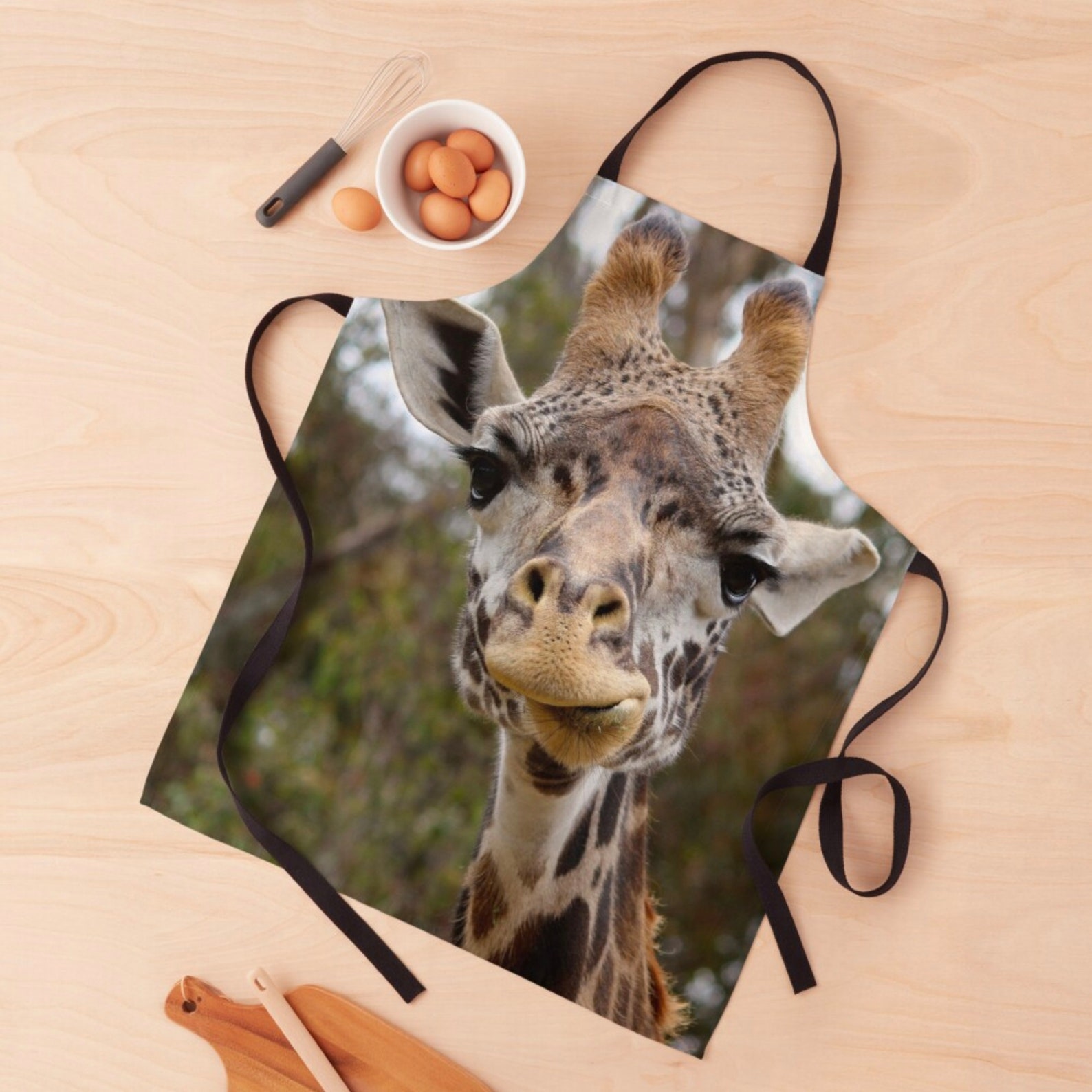 Giraffe Apron Giraffe Gift for Animal Lover Shop Apron Arts - Etsy