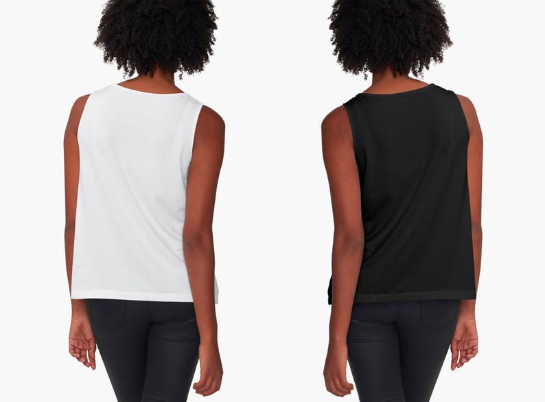 Funky Tank Colorful Chiffon Top Graphic Design Modern Blouse ...