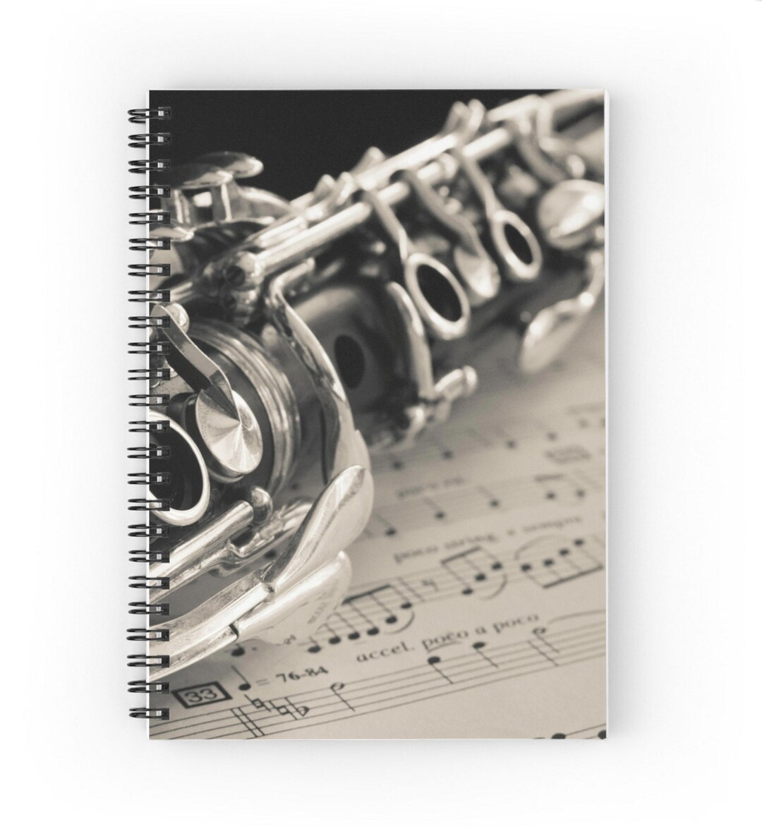 Clarinet Spiral Notebook ~ Graduation Gift for Musician ~ Music ...