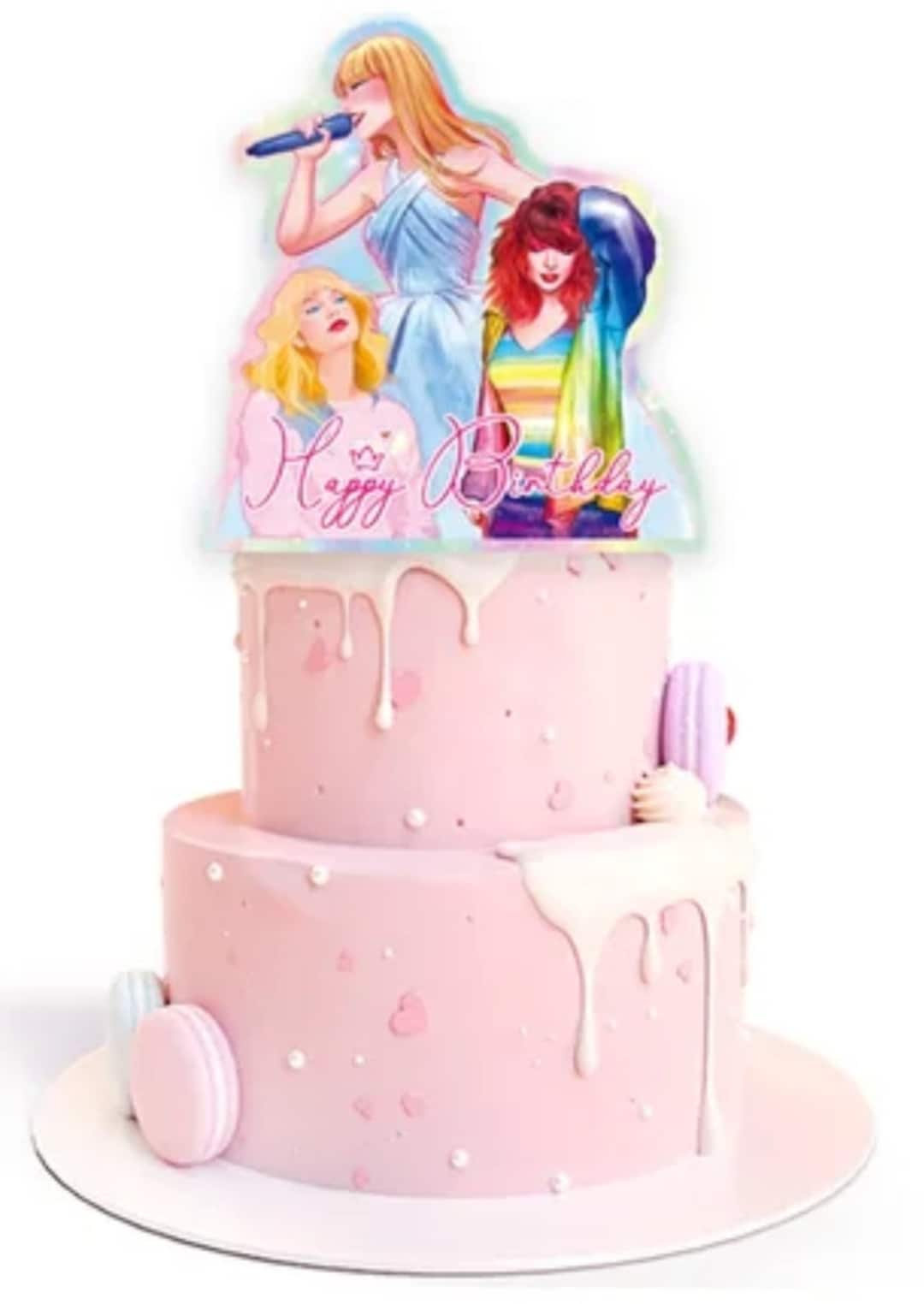 Taylor Swift Birthday Cake Topper (ONLY TOPPER) 1ct - Etsy