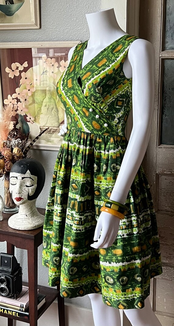 1950’s/60’s Vintage Mr.Mort Green and Ochre Fit and F… - Gem