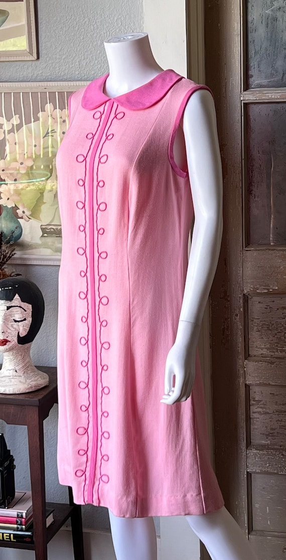 1960’s Vintage Carol Brent Pink Mod Shift Dress - Gem