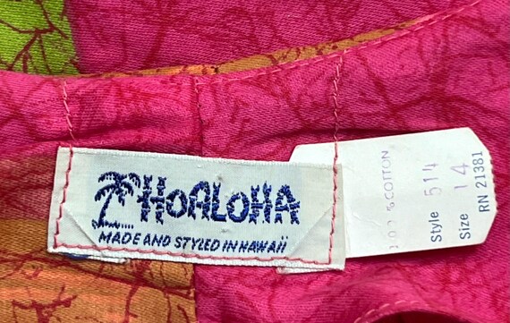 1960’s Vintage Hoaloha Watteu Back Cubist Pattern Haw… - Gem