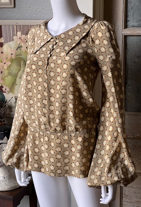 1960’s Vintage Biba Art Deco Print Top - Gem