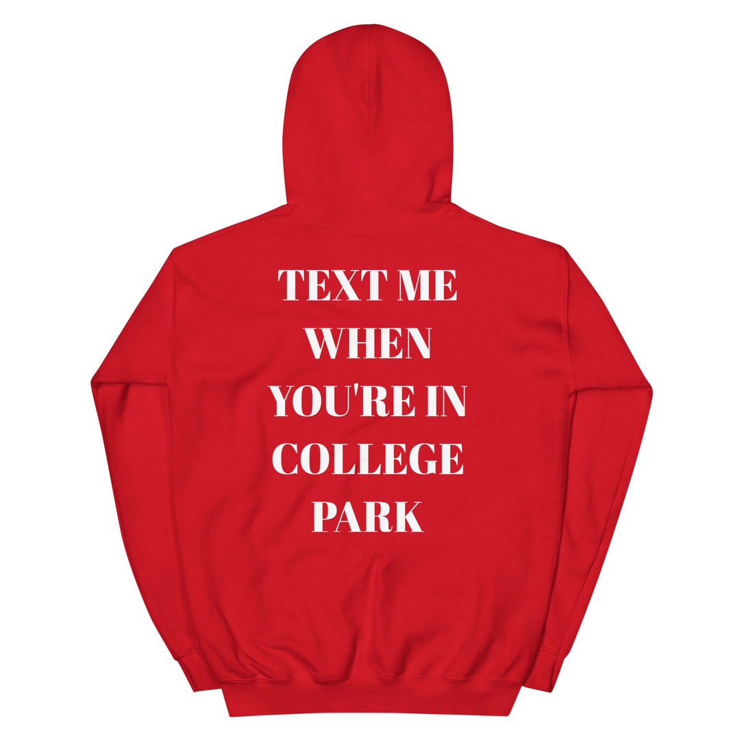 College Park, UMD Hoodie, University of Maryland Hoodie, UMD Sweatshirt ...