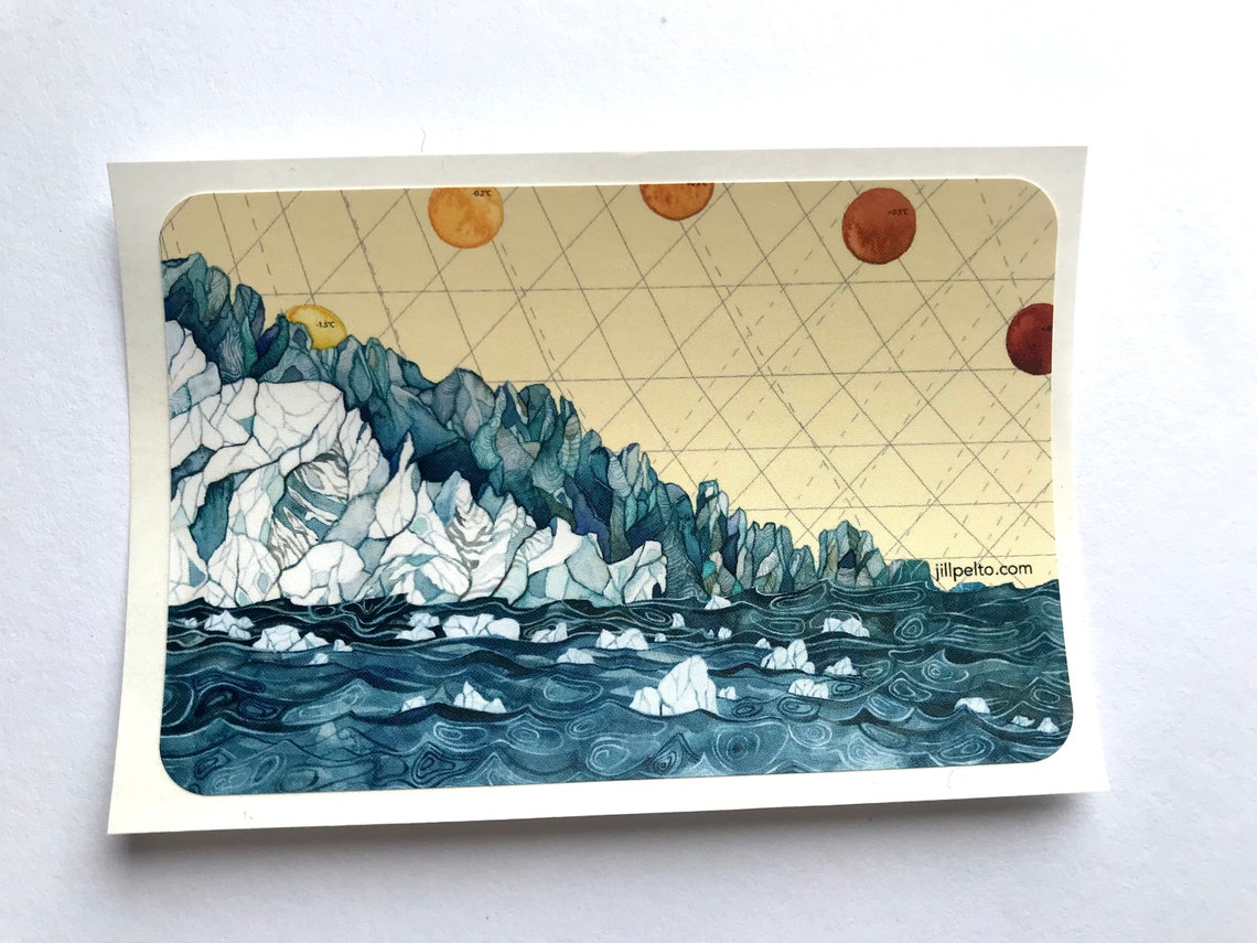 Sticker Climate Change Data - Etsy