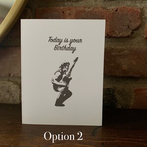 Bruce Springsteen Inspired Birthday Card With Cutout - Etsy