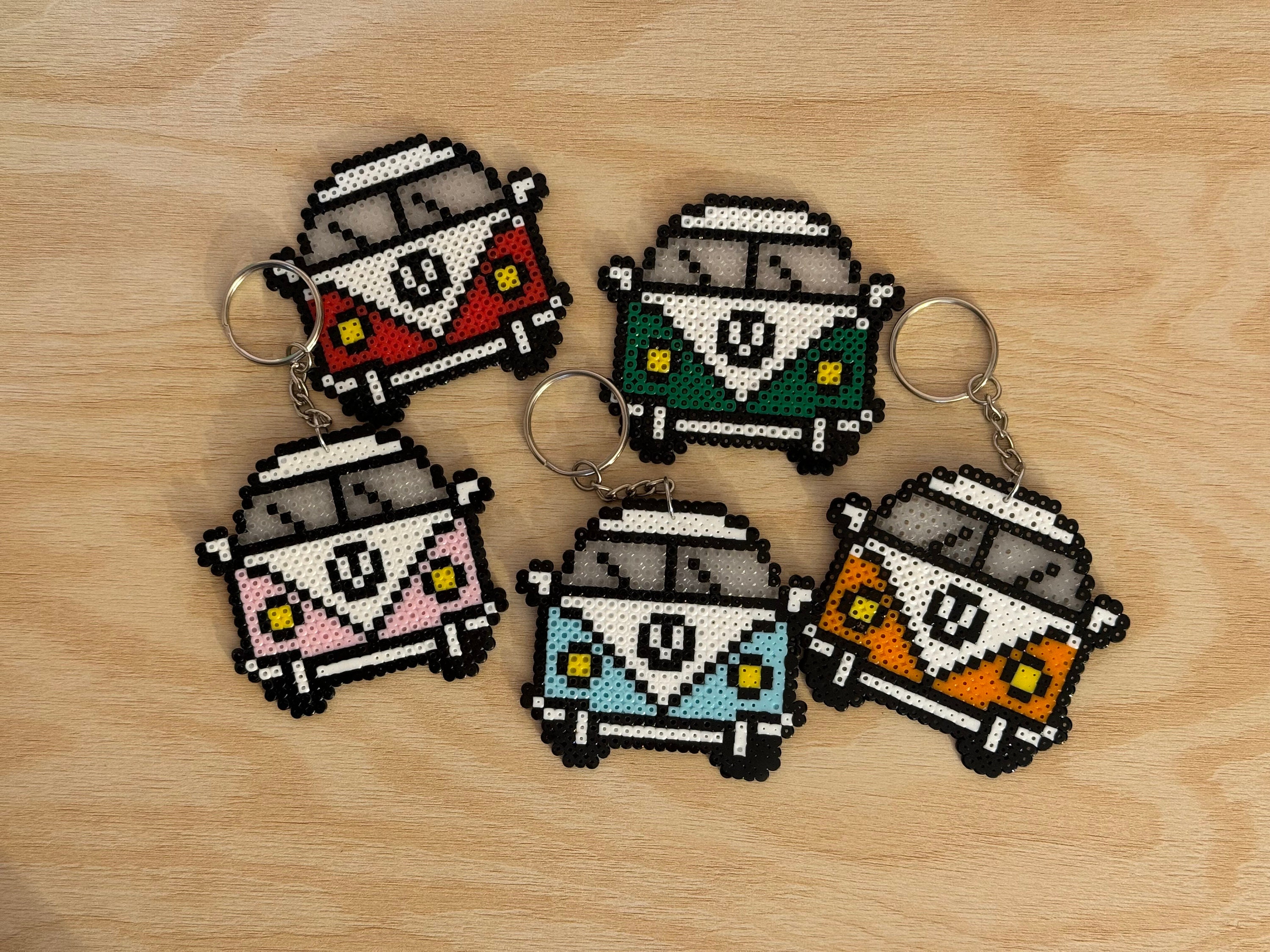 VW Perler Bead Van, Key Chain/charm - Etsy