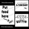 Gtube Heart SVG Digital Cut File Cricut Design Gastronomy Tube Button ...