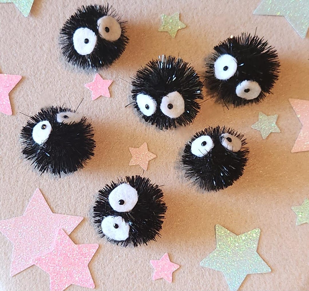 Soot Pins || Pom Pom Anime Movie Character Popculture Backpack Purse ...