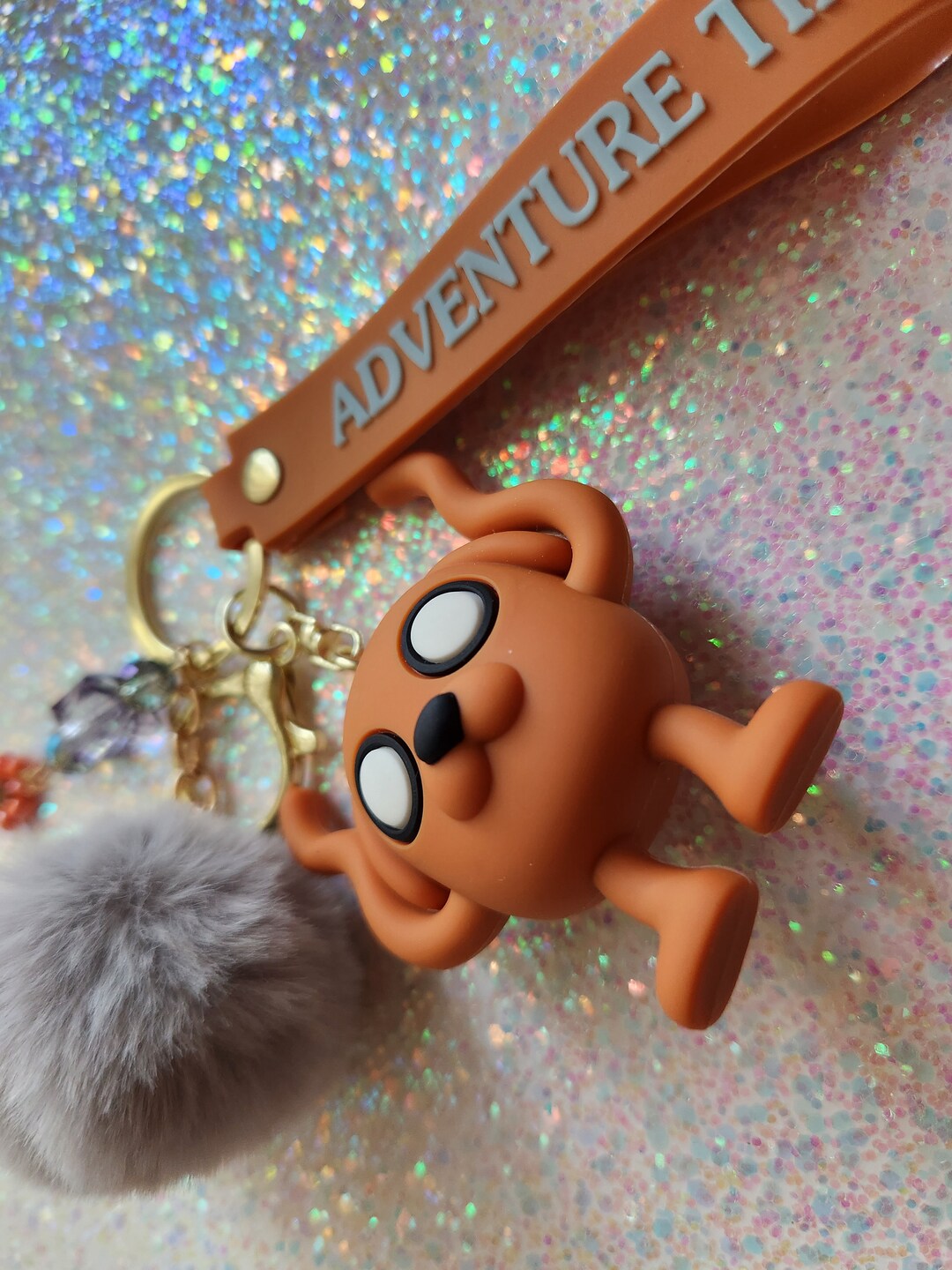 Adventure Keychain Kids Cartoon Show Dog Animal Kawaii Popculture Merch ...