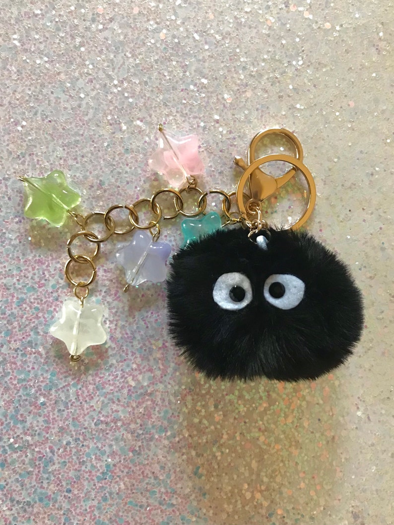 Soot Sprite Keychain Anime Cartoon Popculture Merch - Etsy