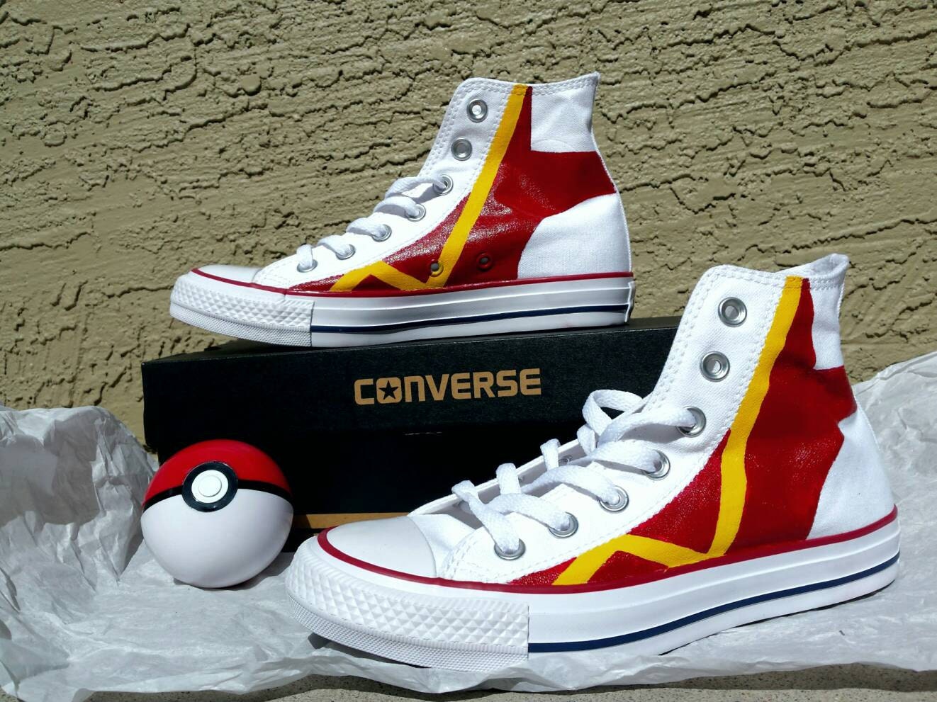 Misty Cosplay Shoes || Converse High Tops Handpainted Cosplay Cosplayer ...