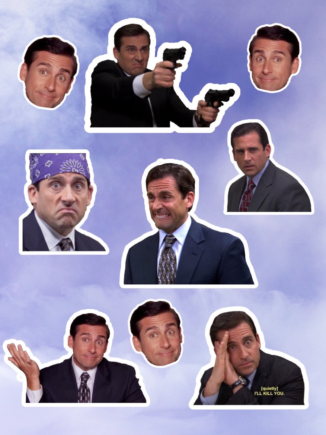 The Office Meme Sticker Pack // Adhesive Cute Anime Aesthetic ...