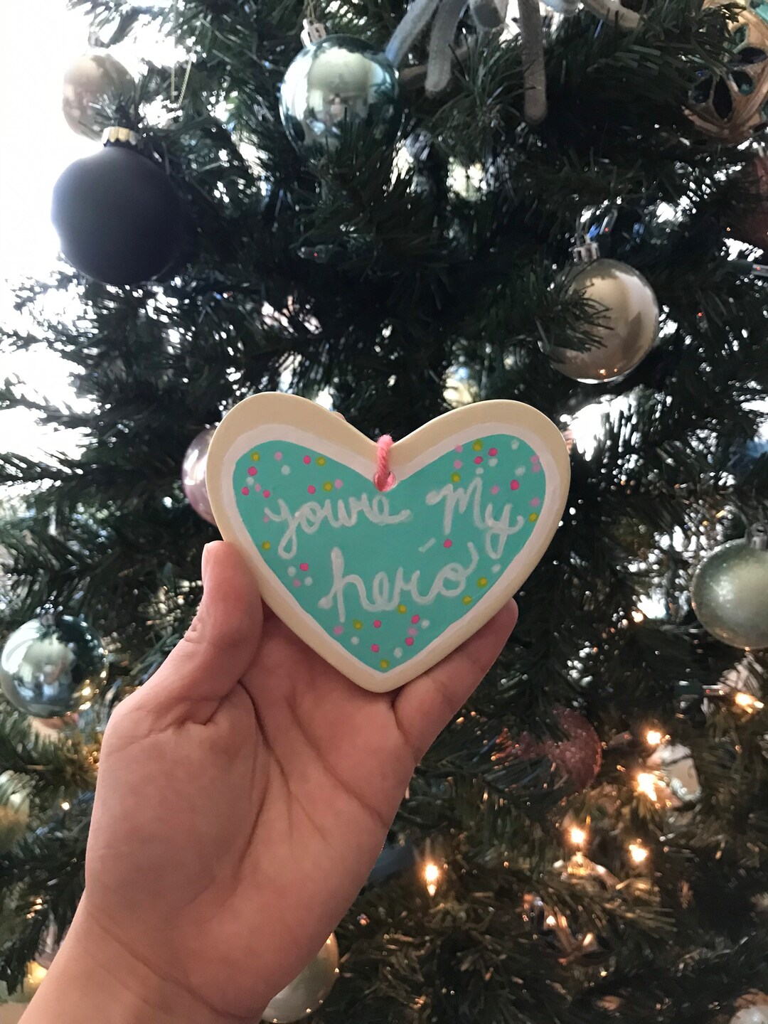 Youre My Hero Cookie Ornament Christmas Holiday Ralph Medal Cosplay ...