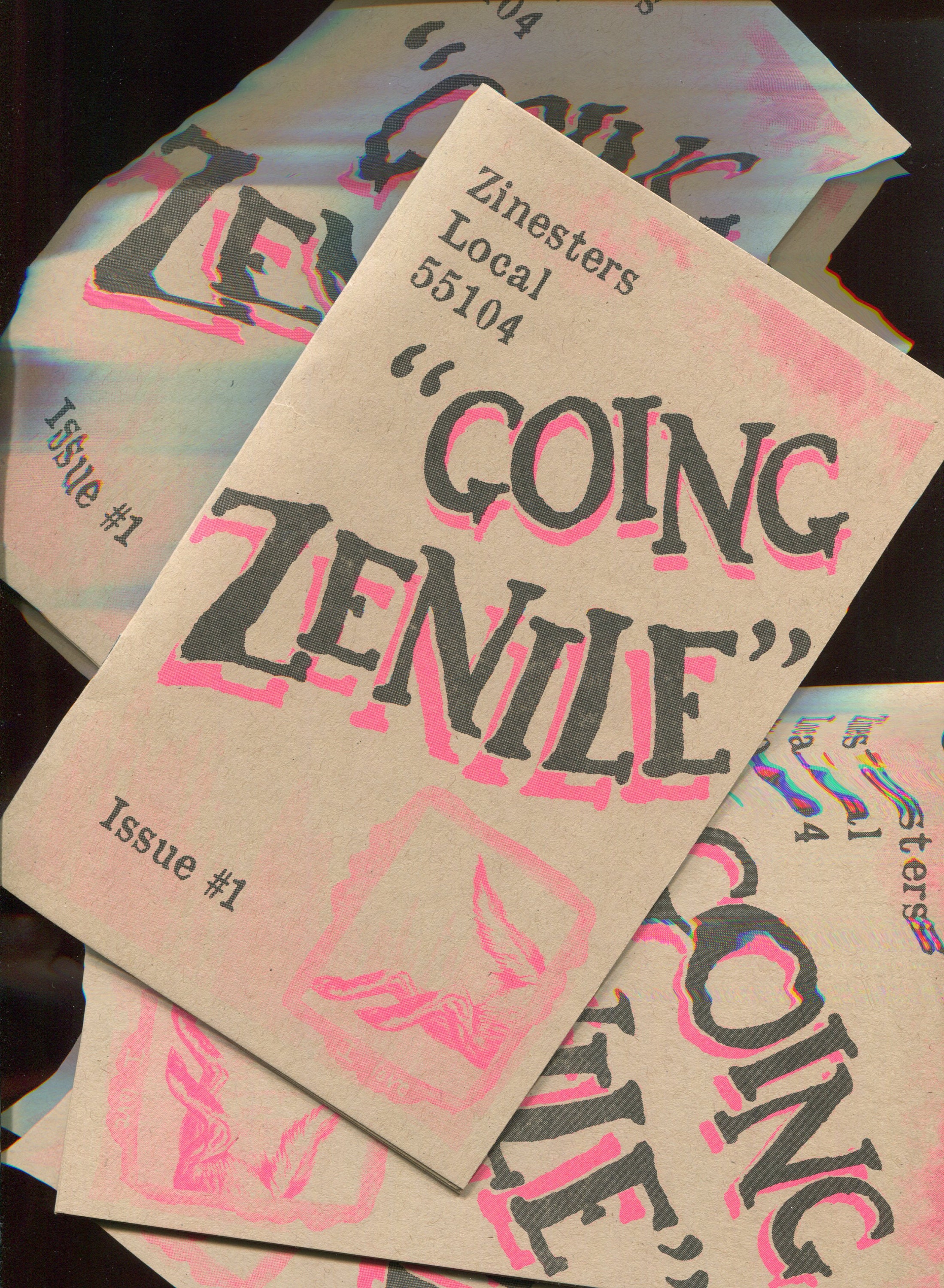 Going Zenile Risograph-printed Zine by Zinesters Local 55104 - Etsy