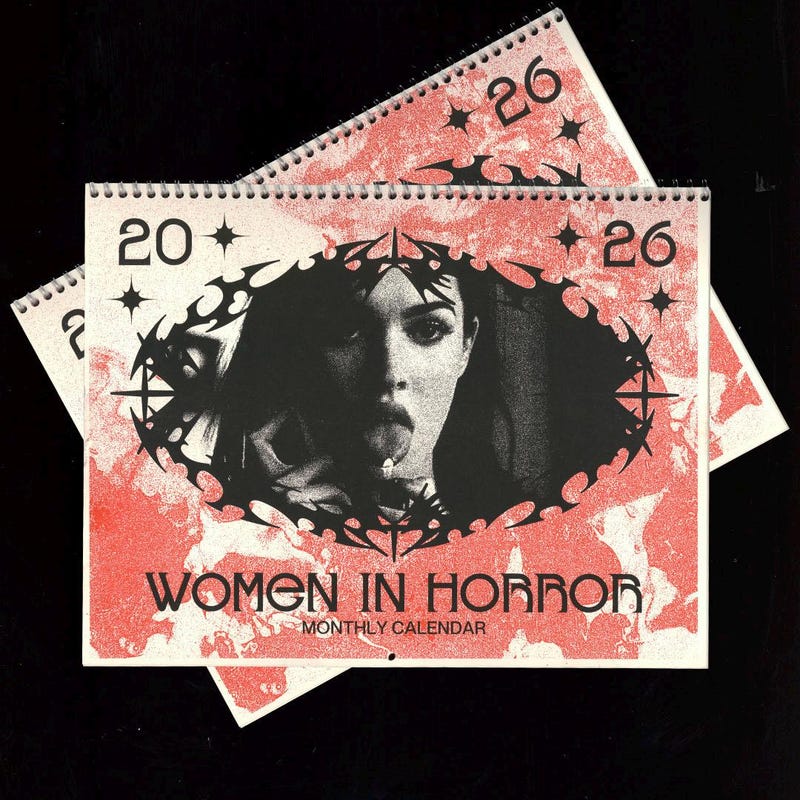 Horror Film Calendar 2026 - Etsy