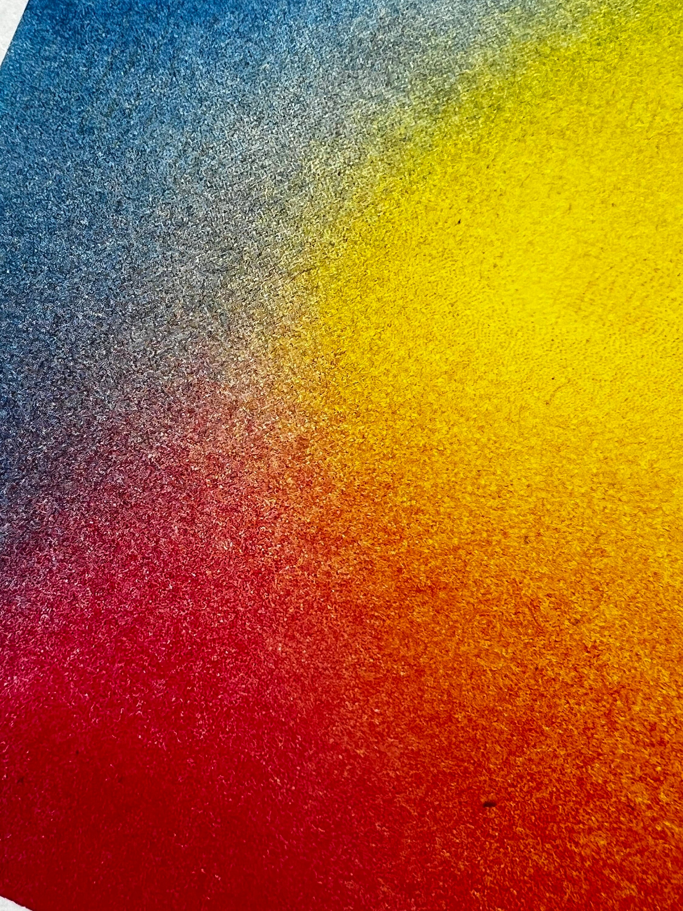 Big Grip Primary Colors Gradient Risograph Printed 1" Spiral Bound ...