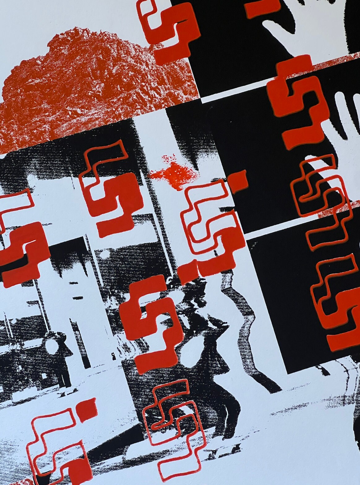 Skate City Geometric Screen Print - Etsy