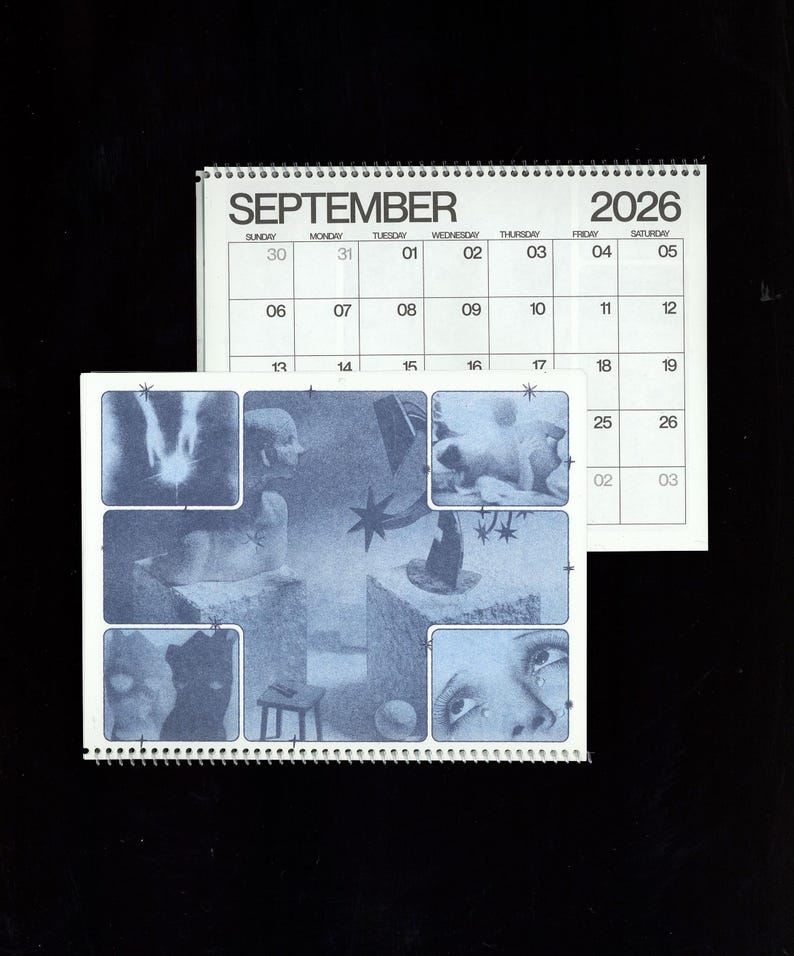 2026 Surrealist Visionaries Dreamy Risograph Calendar - Etsy