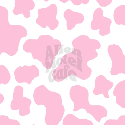 Brilliant Pink Cow Print Seamless Repeat Pattern JPEG - Etsy