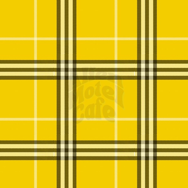Yellow Check Fabric - Etsy