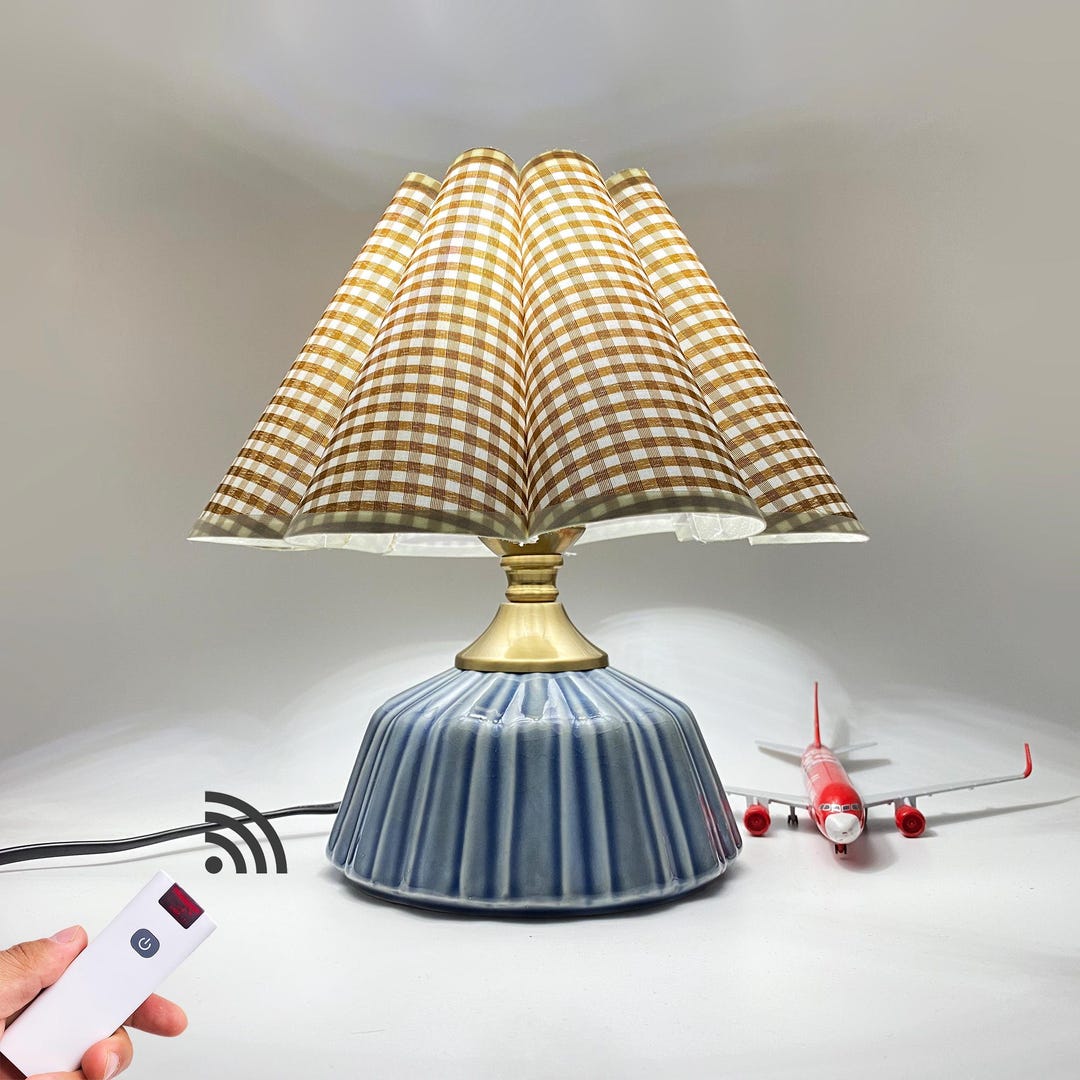 GDMES T050-5,remote Control Table Lamp,vintage Bedside Lamp With Remote ...