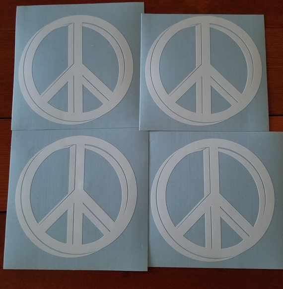 3d Peace Sign Vinyl Decal Sticker - Etsy