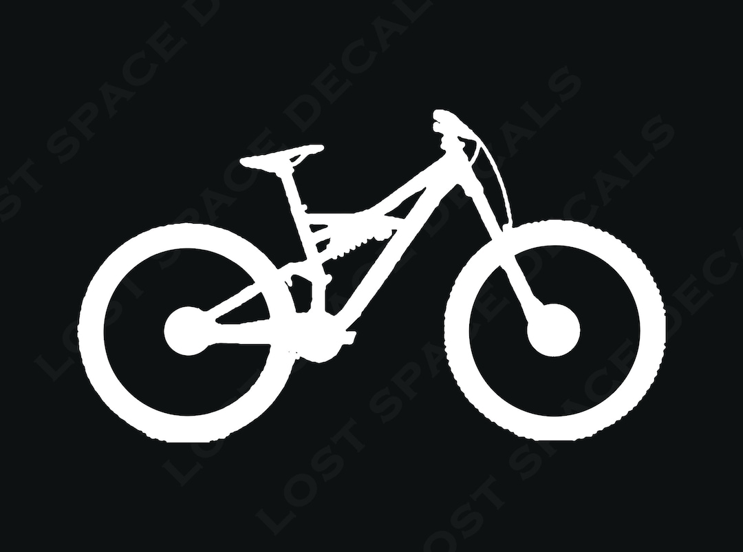 Mountain Bike Vinyl Decal Sticker - Etsy