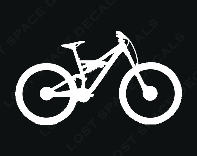 Mountain Bike Vinyl Decal Sticker - Etsy