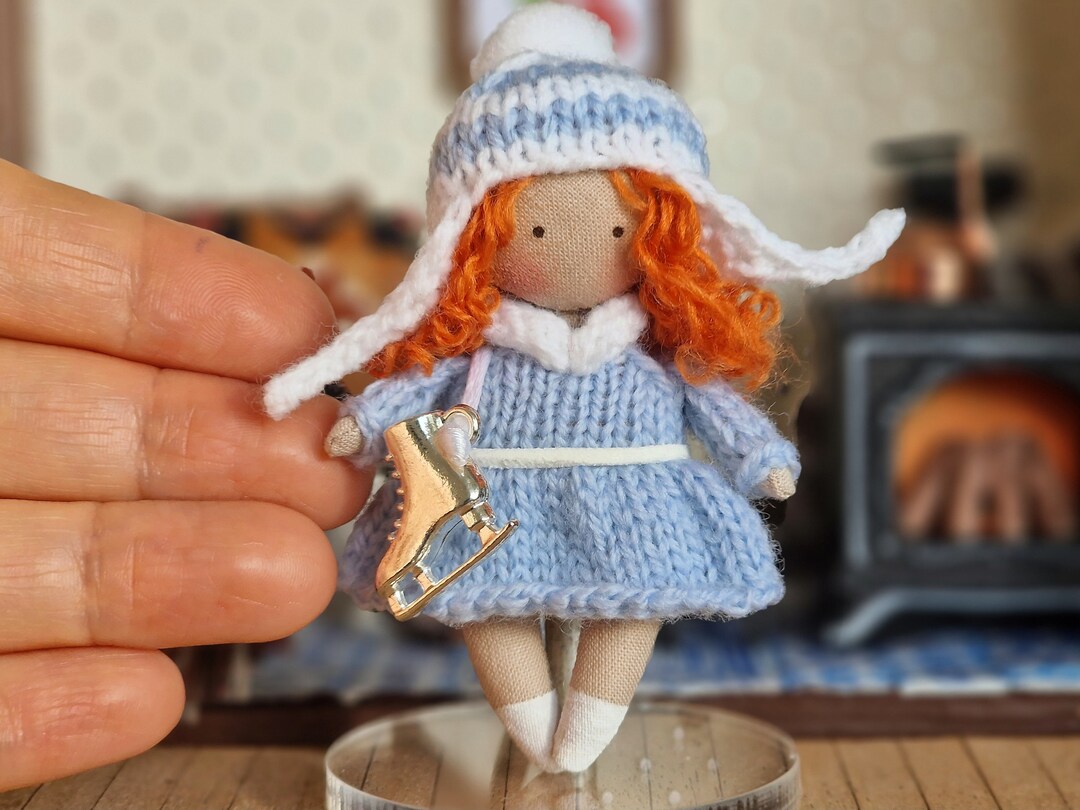 Personalized Gift for Christmas for Mom or Granny Miniature Cloth Doll ...