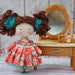 Cute Mini Fabric Handmade Redhead Doll for Dollhouse 1/12 - Etsy
