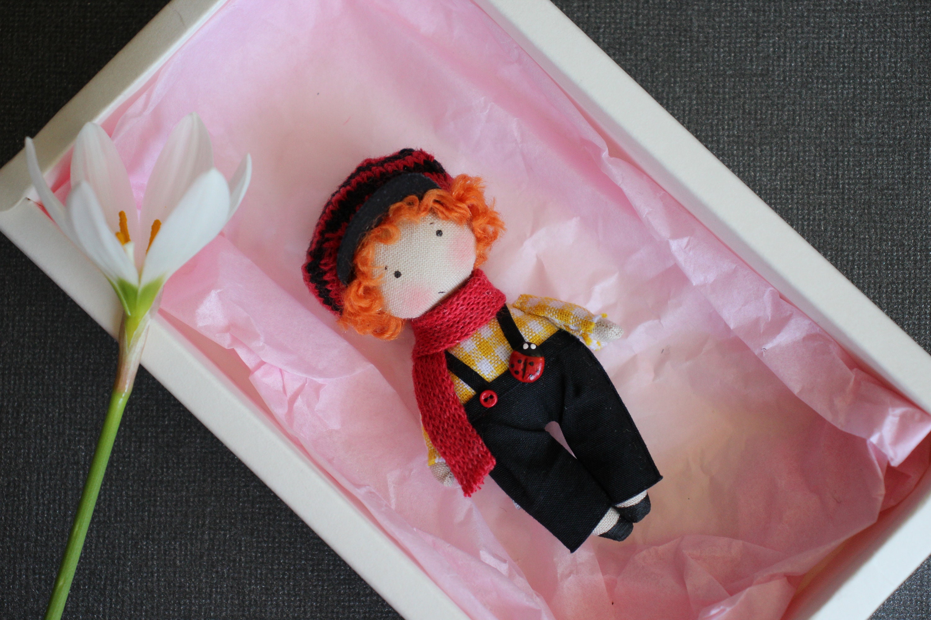 Miniature Personalized Boy Doll Miniature Rag Doll for - Etsy