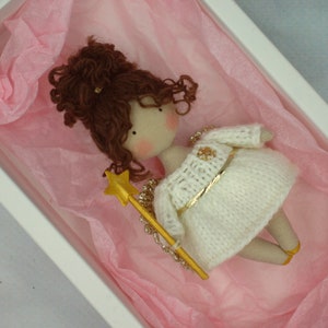 Mini Cloth Collectible Doll Figurine Christmas Guardian Angel, Cute ...