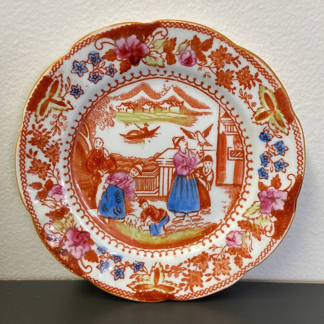 Early 19th Century Plate in Mongol Huntsman / Sana Pattern - Etsy