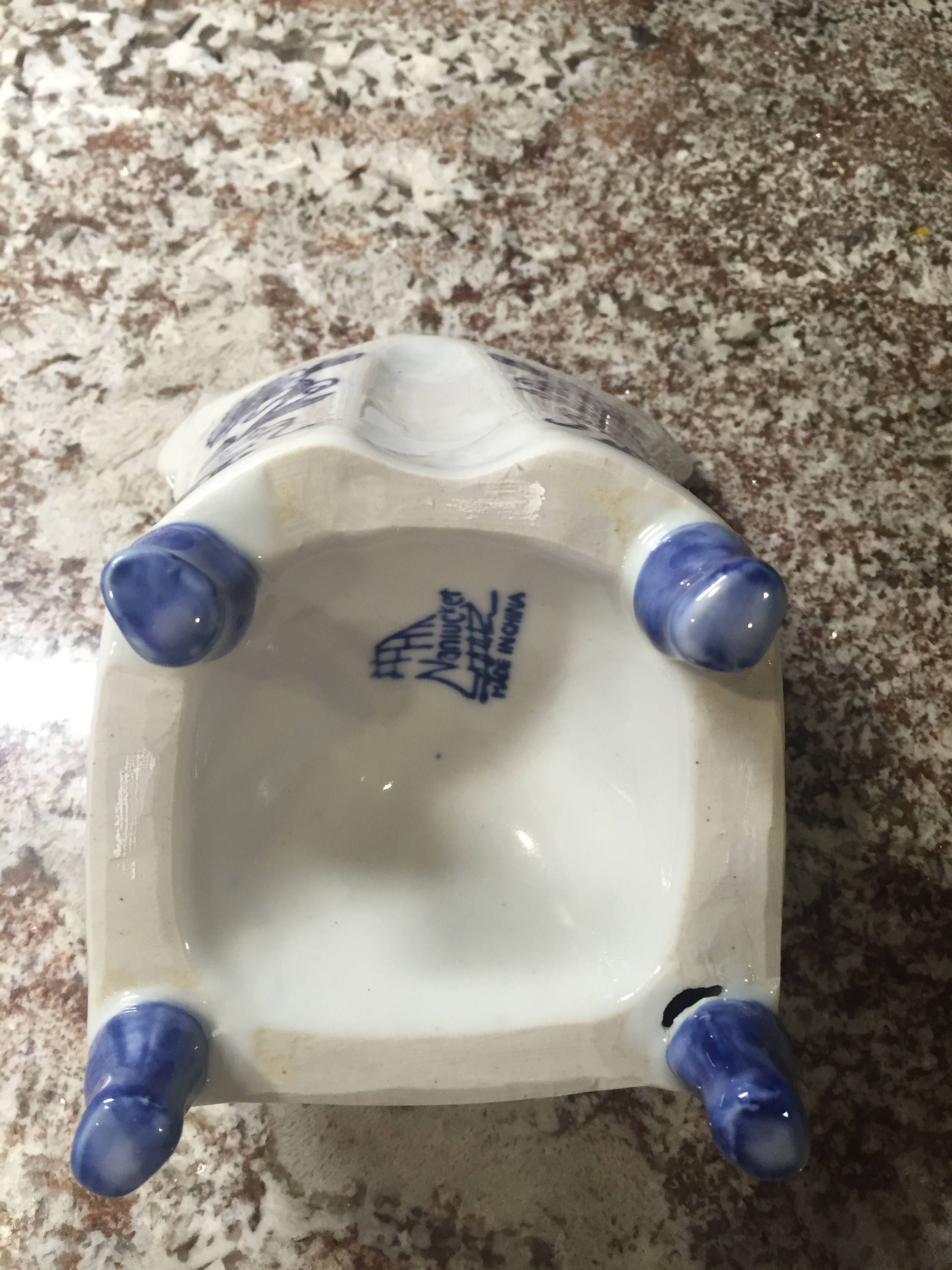 Vintage 50s NANTUCKET Large Porcelain Chair Figurine - Etsy