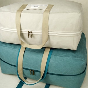 Handmade Heavy-duty Extra Large Real Canvas Storage Bag, Fabric Tote ...