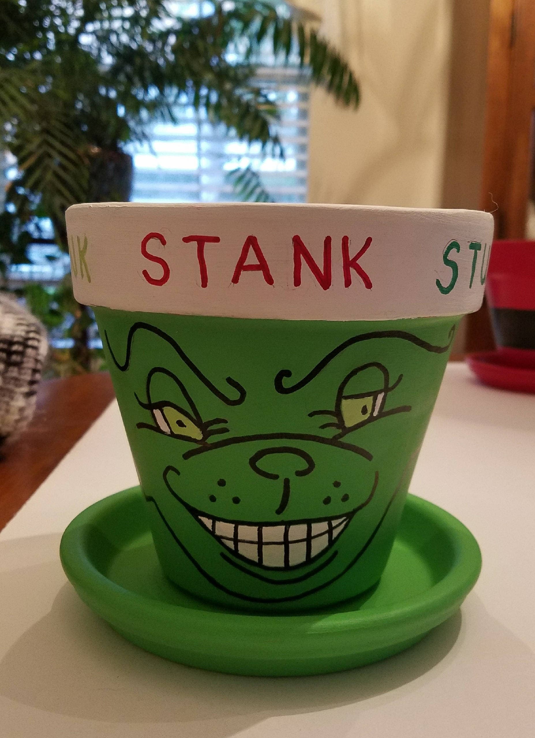 Hand Painted 6" Christmas Pots - Etsy