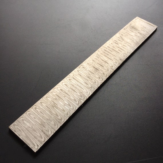 30x200x3mm Stainless Damascus Steel Wave Pattern Knife Handle | Etsy