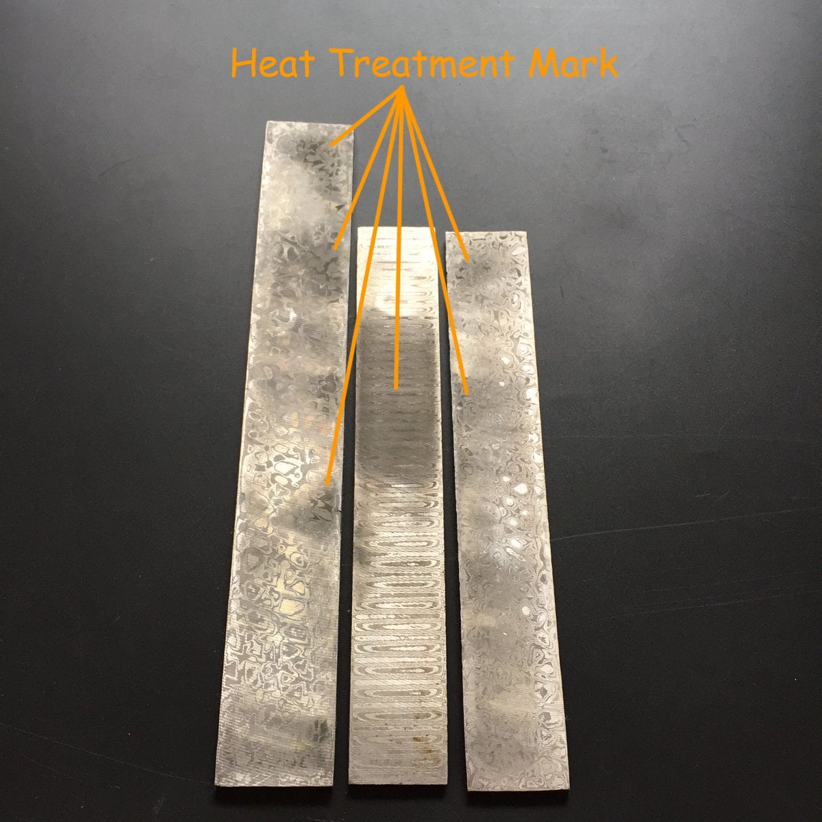 30x200x3mm Stainless Damascus Steel Random Pattern Knife - Etsy