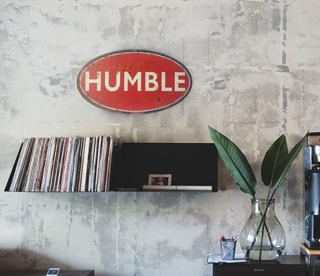 Vintage Metal Humble Sign, Wall Farmhouse Decor for Home & Kitchen, Bar ...