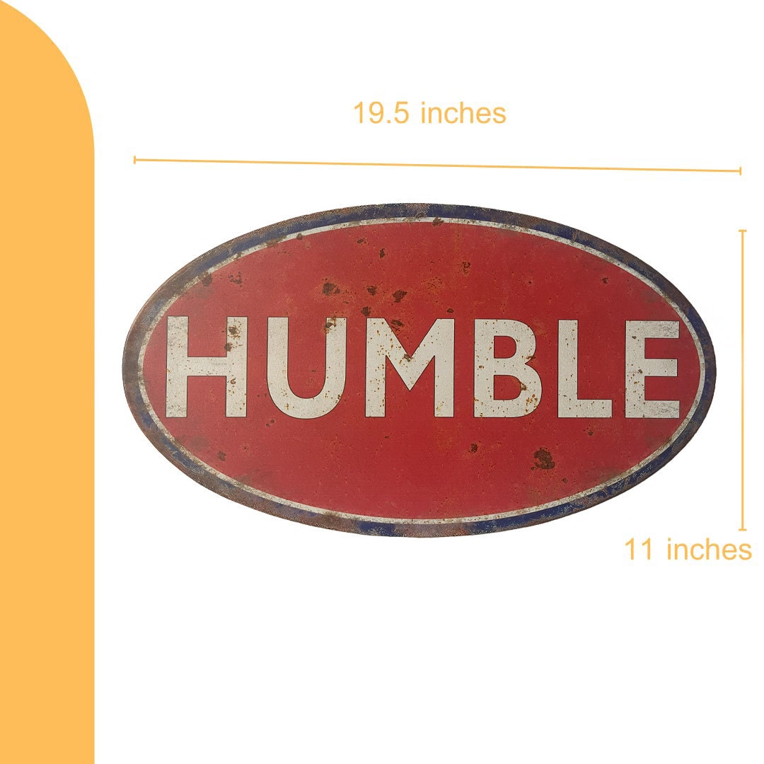 Vintage Metal Humble Sign, Wall Farmhouse Decor for Home & Kitchen, Bar ...