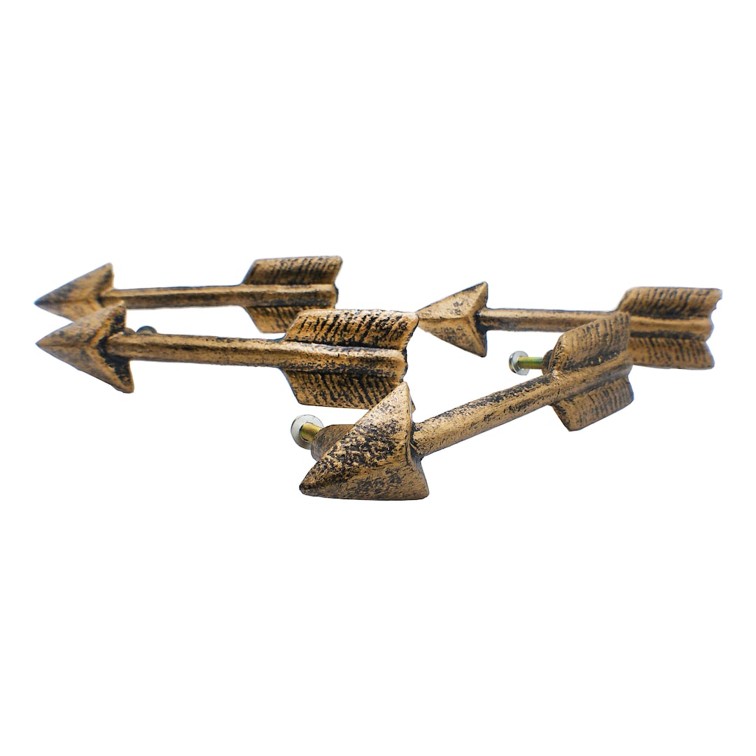 Double Hole Arrow Drawer Pull Set of 4 Unique Artistical Design ...