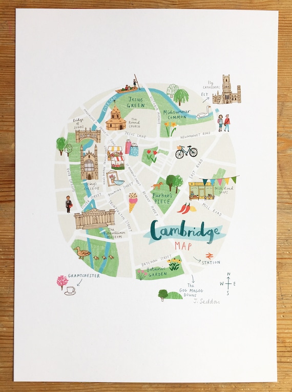 Cambridge California Map