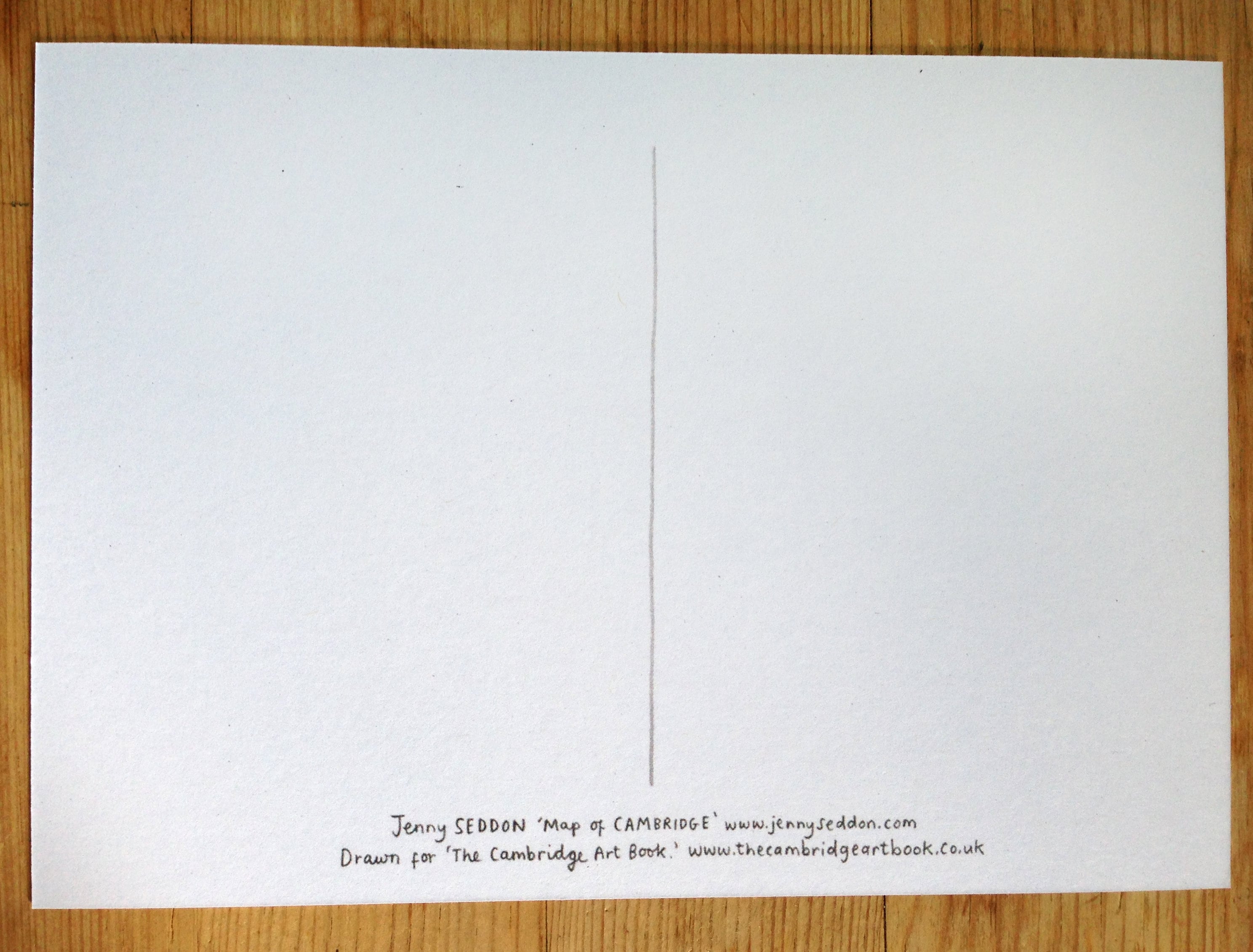 Map of Cambridge Postcard - Etsy UK