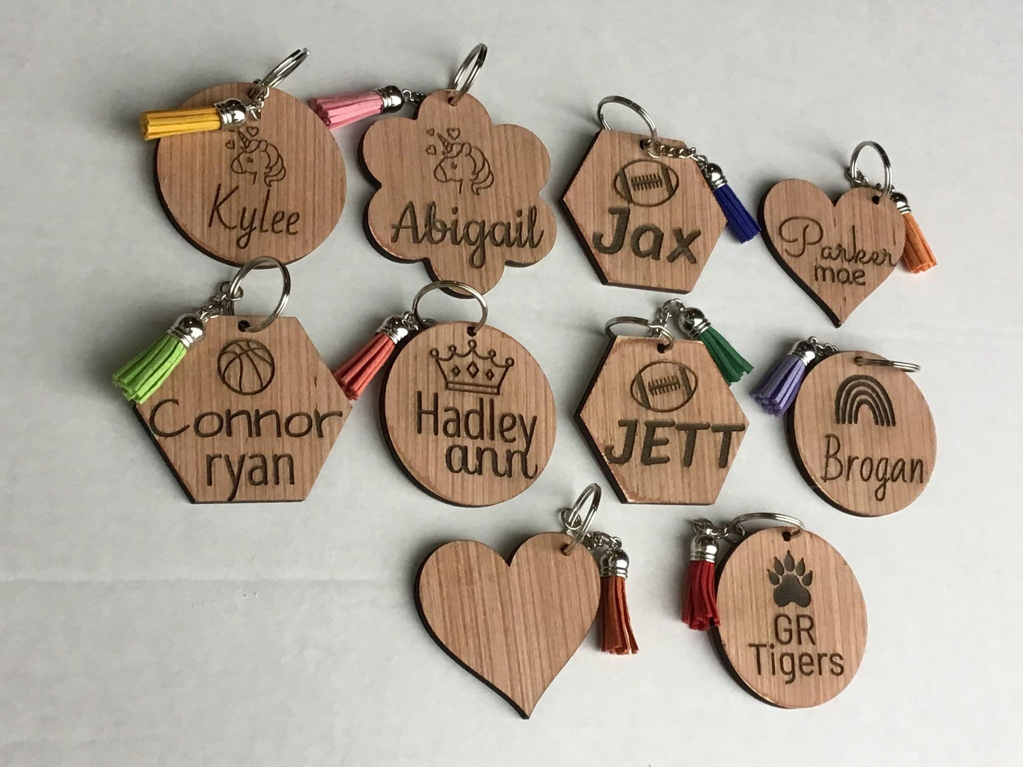 Backpack Name Tag Backpack Name Backpack Name Keychain - Etsy