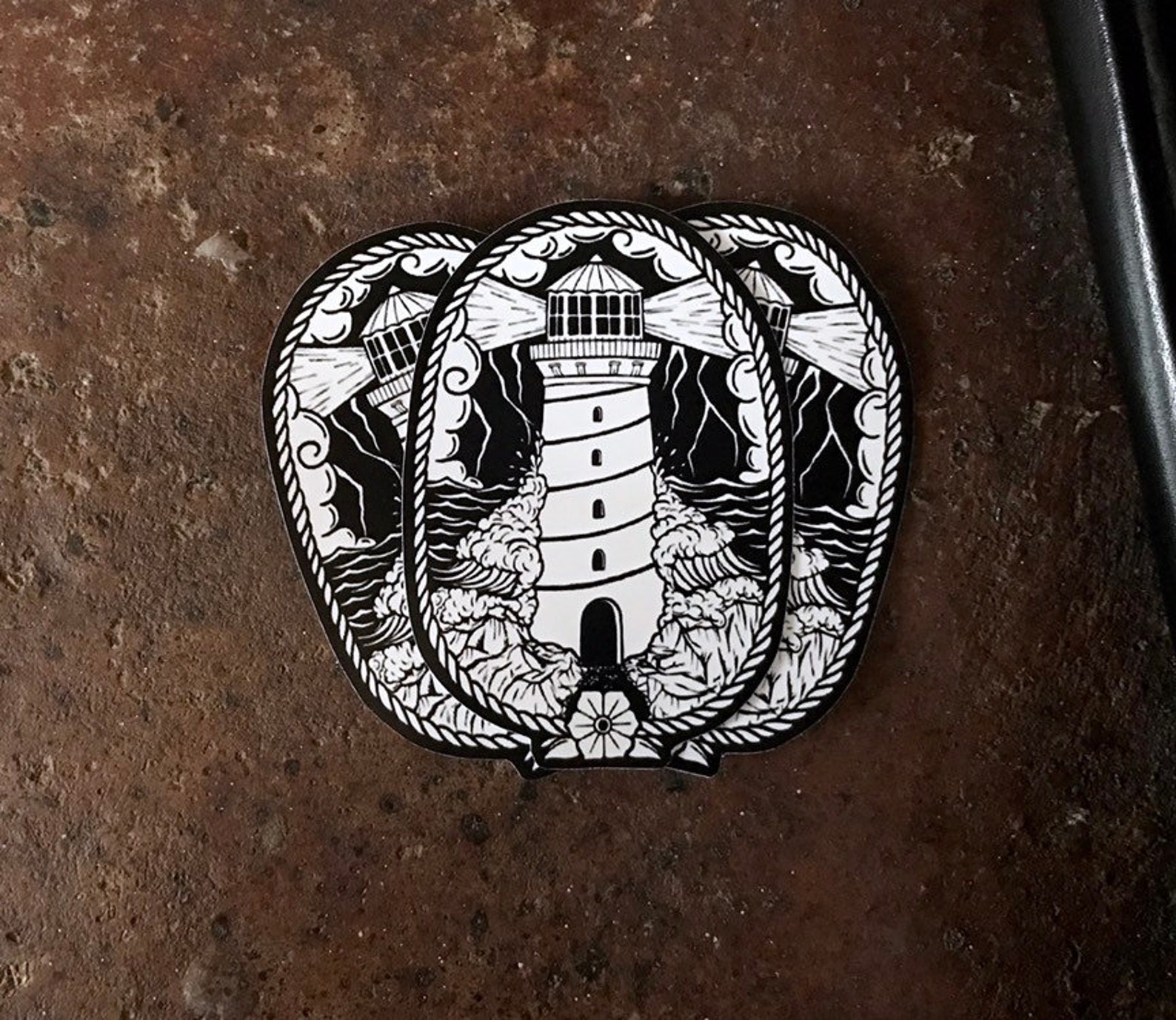 Vinyl Sticker, Lighthouse Sticker, Lighthouse Tattoo Sticker, Laptop ...