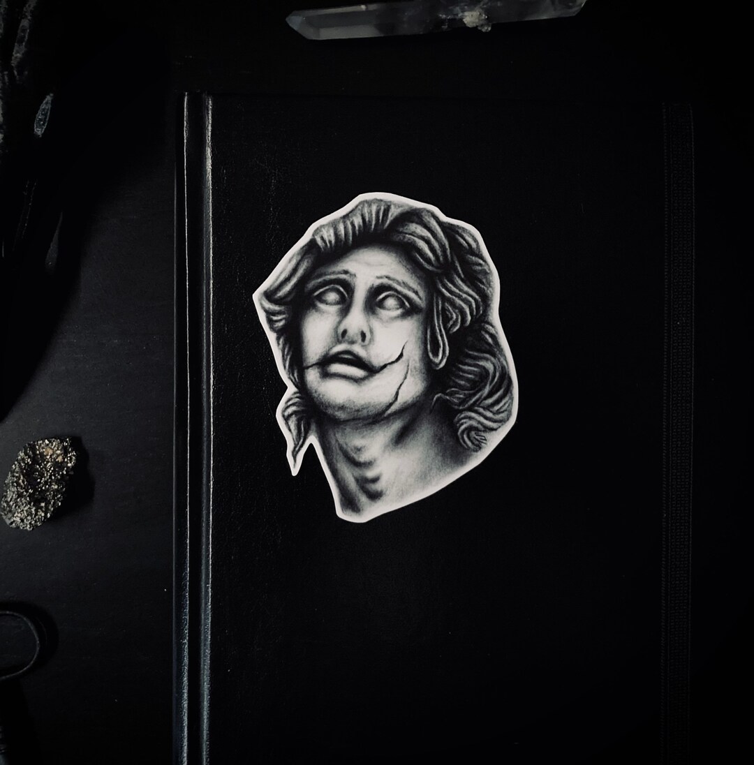 Roman Statue Sticker, Vinyl Stickers, LOST, Dark Art Sticker, Laptop ...