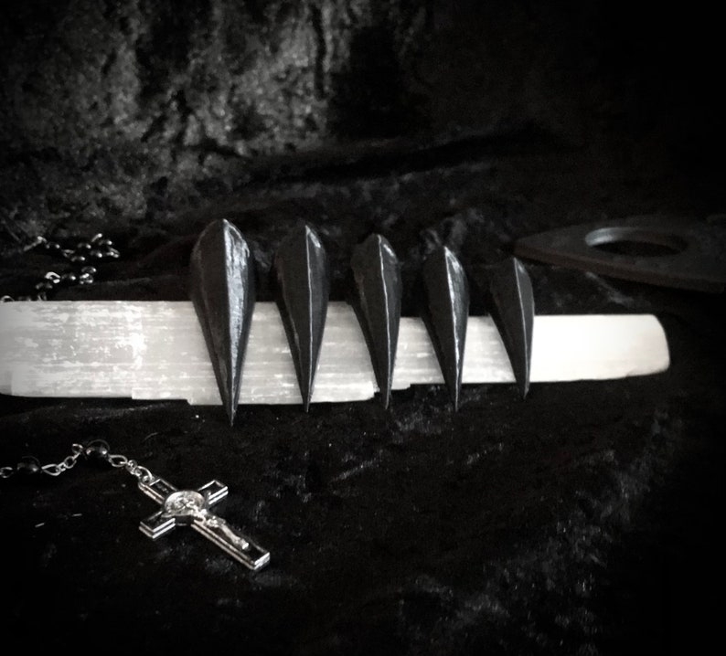 Set of 5 Black Claw Nail Rings Claw Rings Gothic Ring - Etsy